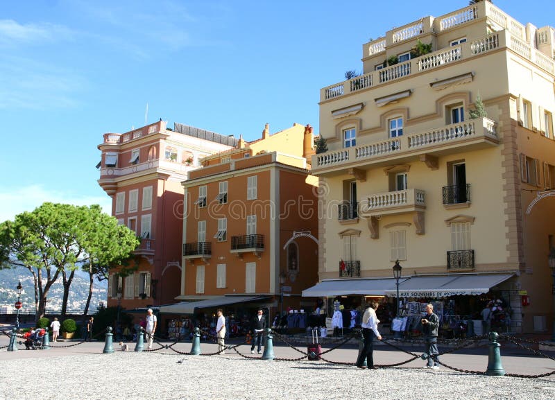 Royal Square in Monaco editorial stock photo. Image of property - 54046358
