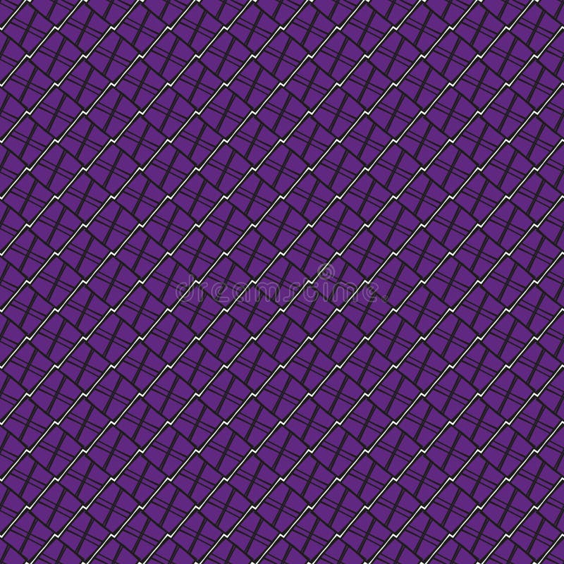 Violet Rhombuses on Yellow Background, Repeated Pattern Stock ...