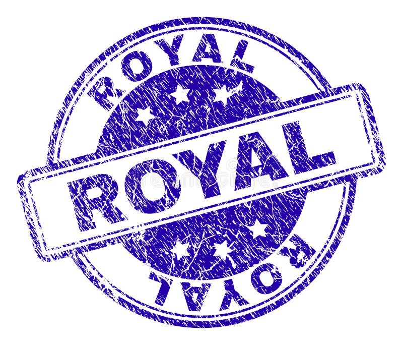 Grunge Textured ROYAL Stamp Seal Stock Vector - Illustration of round ...