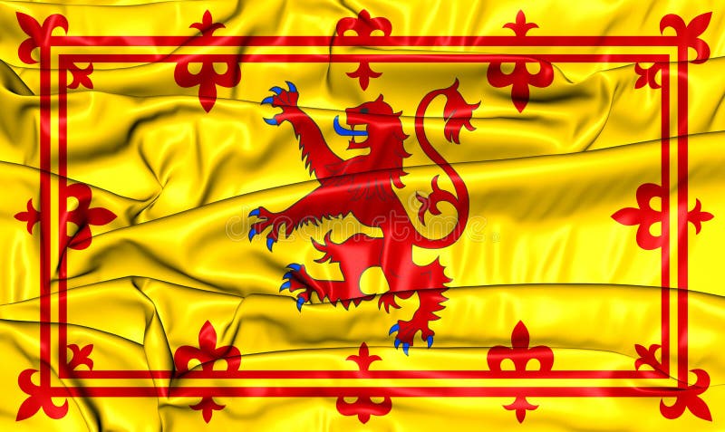 Scotland - Lion Rampant Flag - Scottish Royal Standard Stock Photo ...