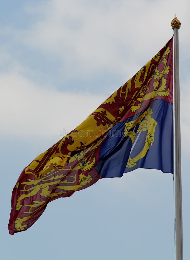 The Royal Standard Indicating that Sovereign is Present Flown on ...