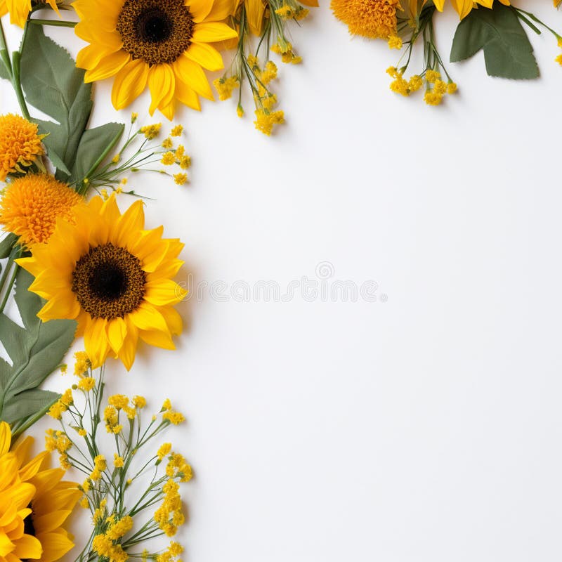 Royal Blue Sunflower Border Stock Illustrations – 14 Royal Blue ...