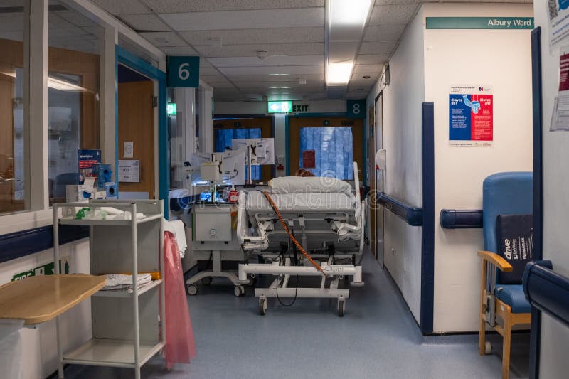 Royal Surrey Hospital Corridors Editorial Stock Photo - Image of ...