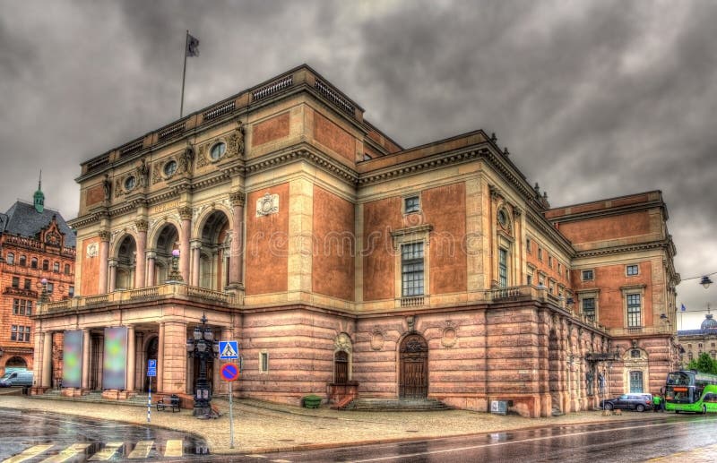 Royal Swedish Opera in Stockholm Stock Image - Image of culture ...