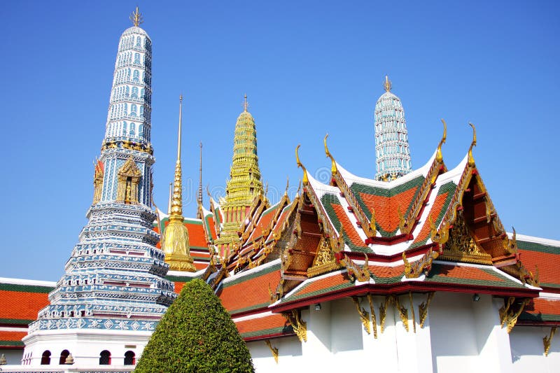 The royal temple stock image. Image of golden, blue, thailand - 22649463