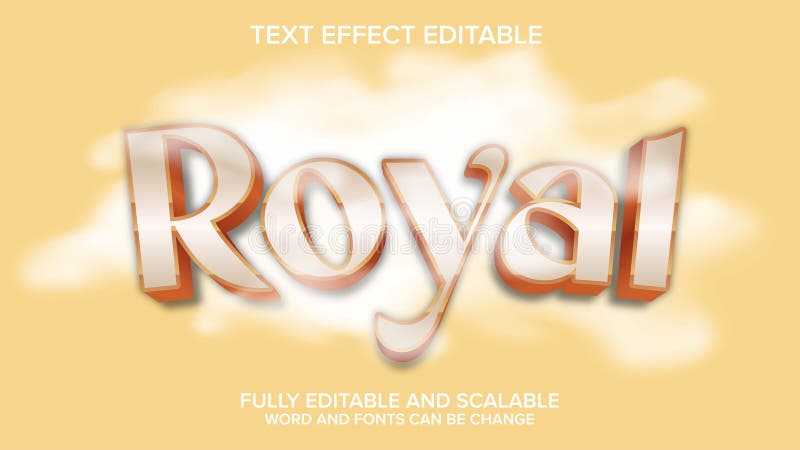 Editable Royal Text Effect Vector Stock Illustrations – 532 Editable Royal Text Effect Vector ...