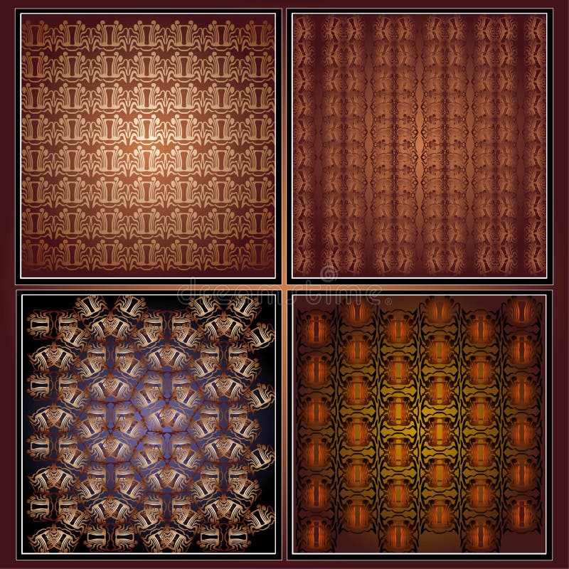 Royal texture collection stock vector. Illustration of vintage - 16262346