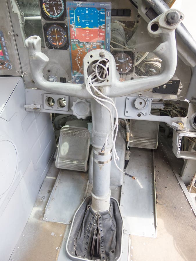 Royal Thai Air Force Museum BANGKOK,THAILAND-18 AUGUST 2018: Control ...