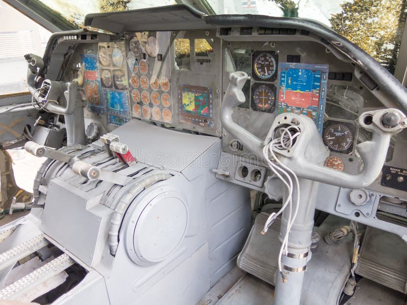 Royal Thai Air Force Museum BANGKOK,THAILAND-18 AUGUST 2018: Control ...