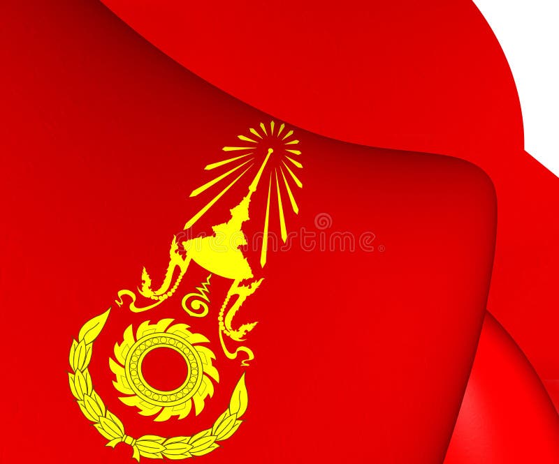 Royal Thai Army Ranks Set in Drawing Style Isolated Vector. Stock ...