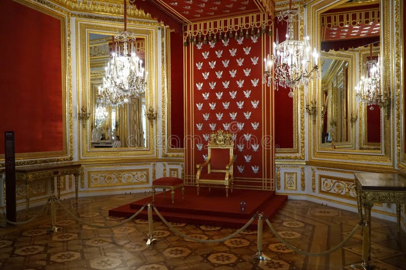 Royal Throne in the Royal Castle in the Center of Warsaw Editorial ...