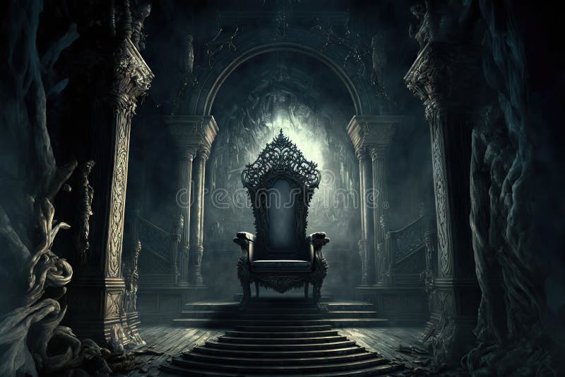 Royal Throne in the Palace. a Chair in the Middle of the Great Hall in ...