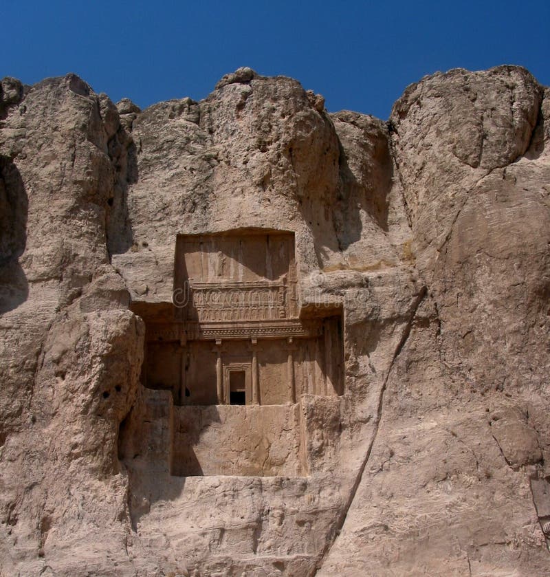 Royal Tomb at Naghs-Ã© Rostam ,Iran Stock Photo - Image of east, rostam ...