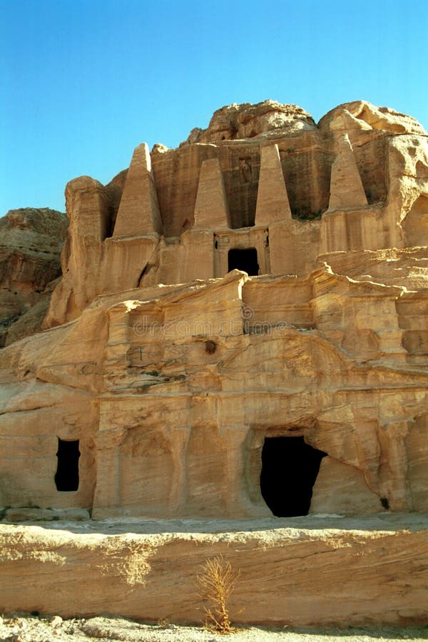 Royal tombs, Petra, Jordan stock photo. Image of jordan - 16953828