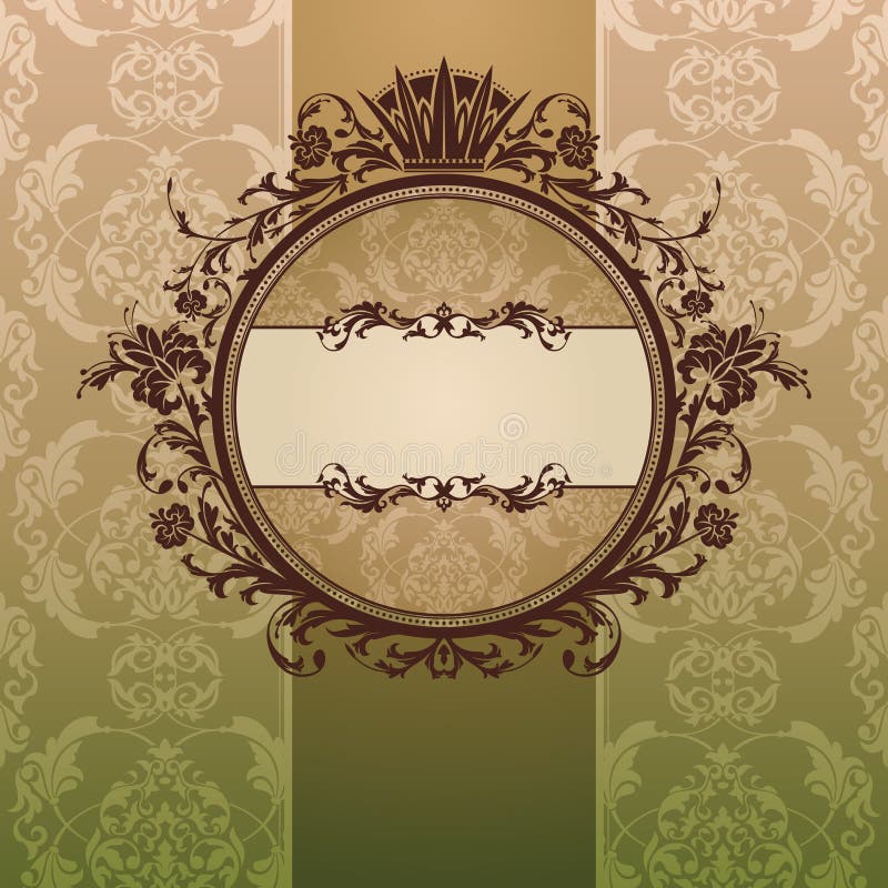 Set of Royal Vintage Frames Stock Vector - Illustration of decoration ...