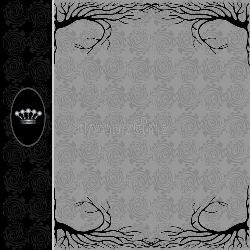 Royal Vintage Silver Background Stock Vector - Illustration of luxury ...