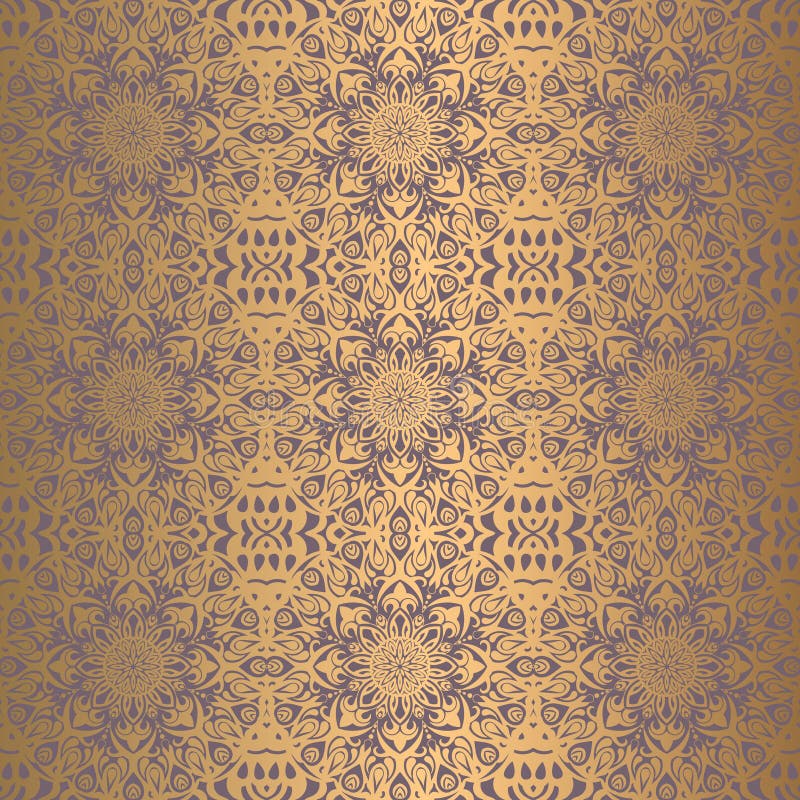 Royal Wallpaper Seamless Floral Pattern, Luxury Background Stock ...