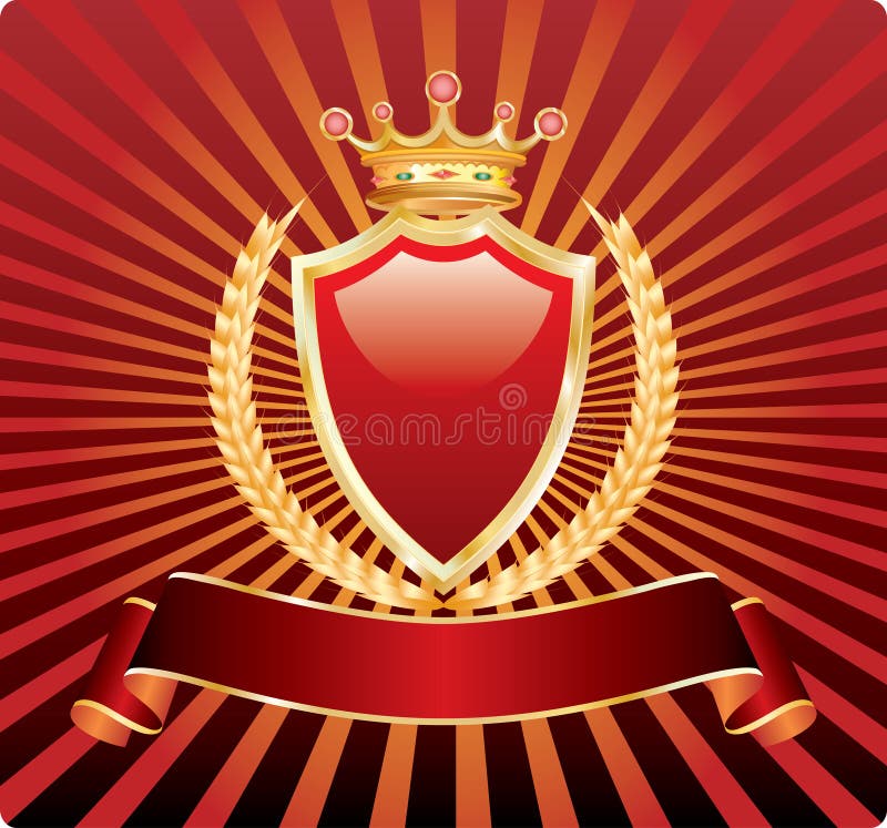 Crest (vector) stock vector. Illustration of emblematic - 7585766