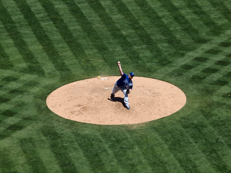 Royals Sean O Sullivan Steps into a Pitch Throw Editorial Photo - Image ...