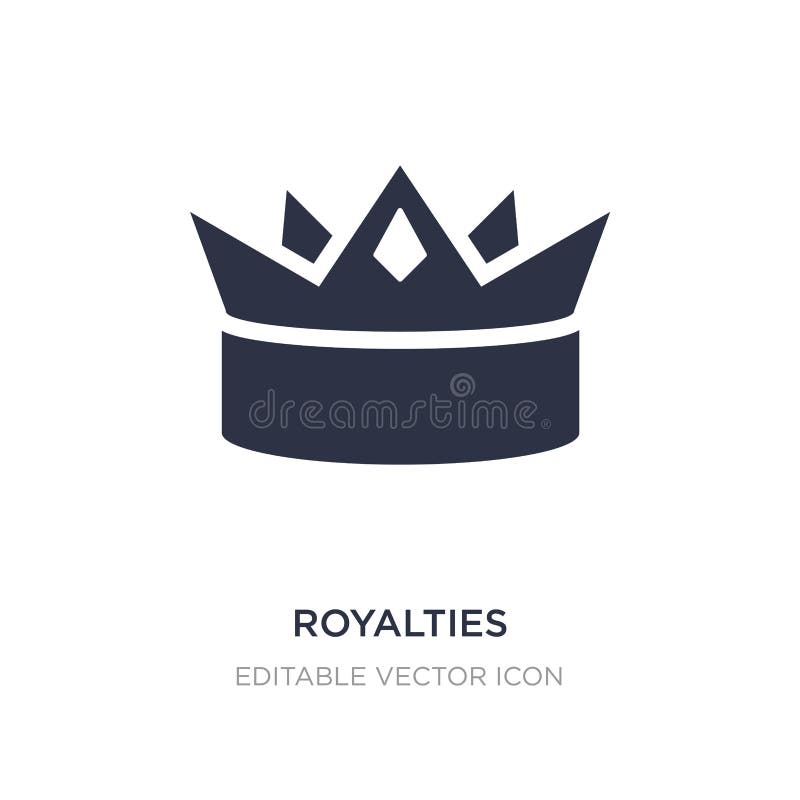 Royalties Icon in Filled, Thin Line, Outline and Stroke Style. Vector ...
