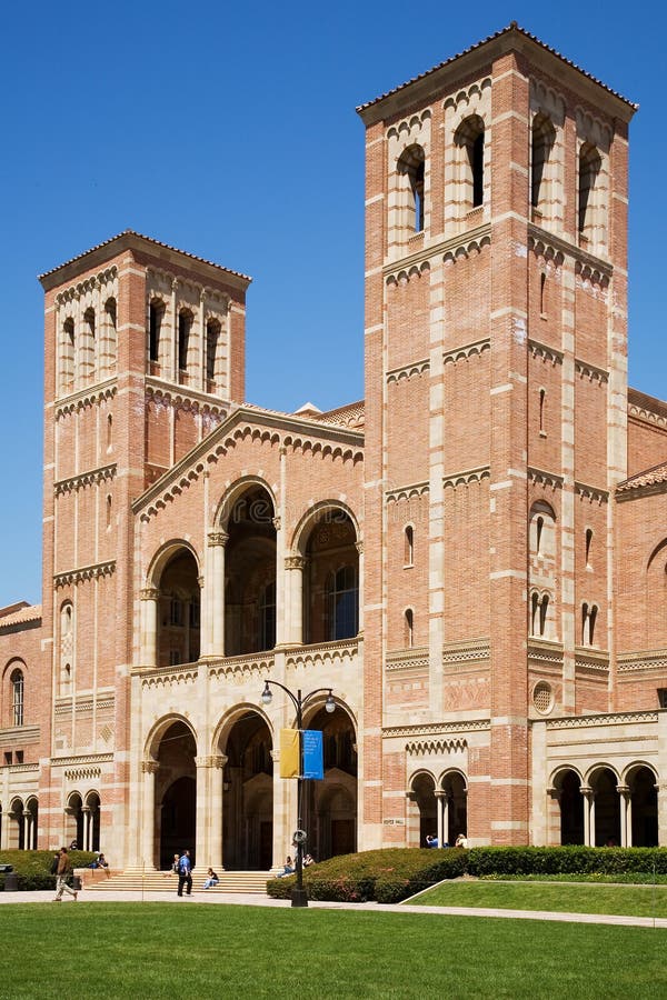 Royce Hall and Powell Library at UCLA Stock Image - Image of concert ...