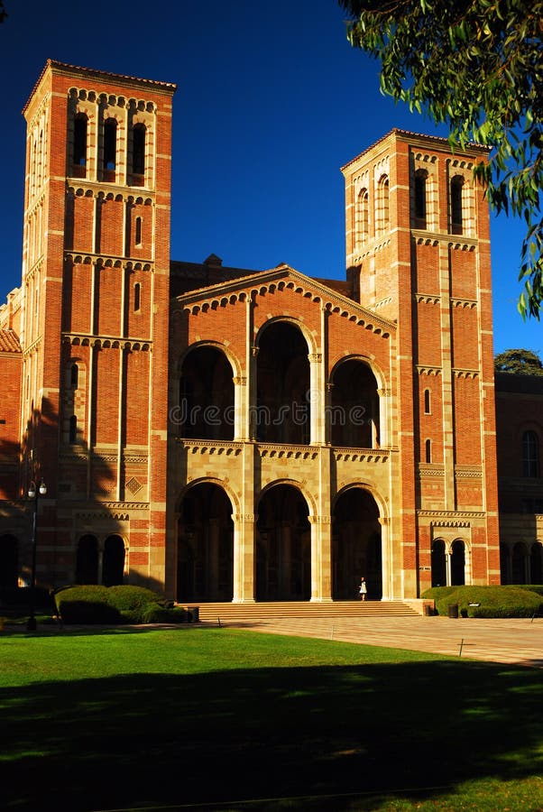 Royce Hall and Powell Library at UCLA Stock Image - Image of concert ...
