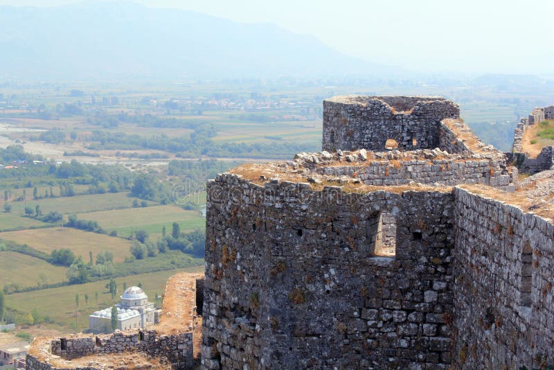 Rozafa Castle stock image. Image of mountain, beauty - 21379031