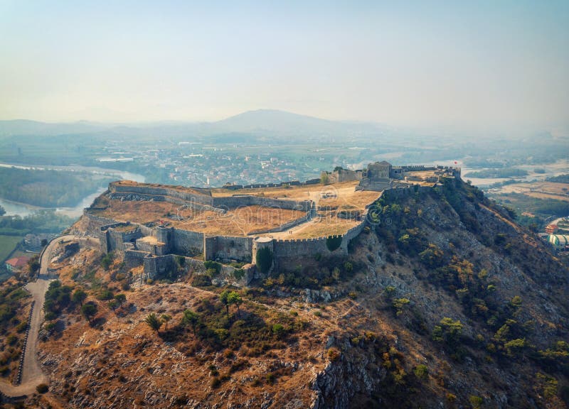 Rozafa castle stock image. Image of qntique, ancient - 26030929