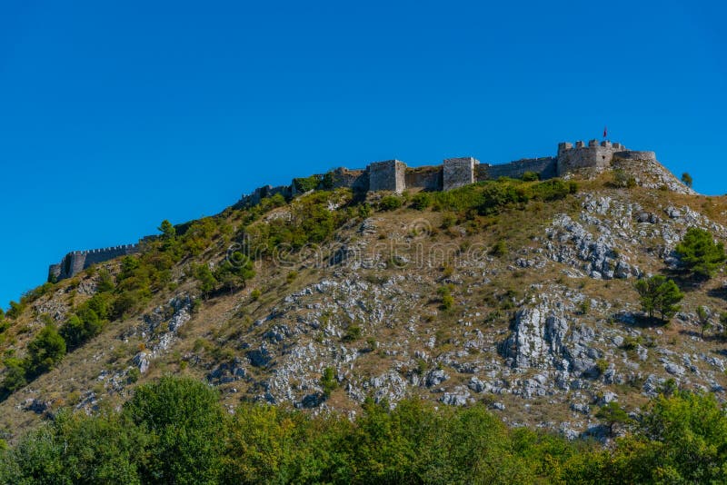Rozafa Castle Near Shkoder, Albania Stock Image - Image of ruins ...
