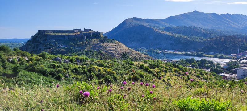 Rozafa Castle, Shkoder, Albania Stock Image - Image of travel, eastern ...
