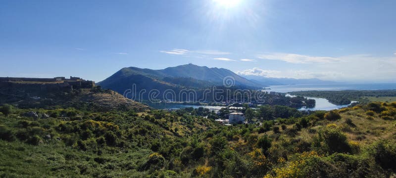 Rozafa Castle, Shkoder, Albania Stock Photo - Image of building, stone ...