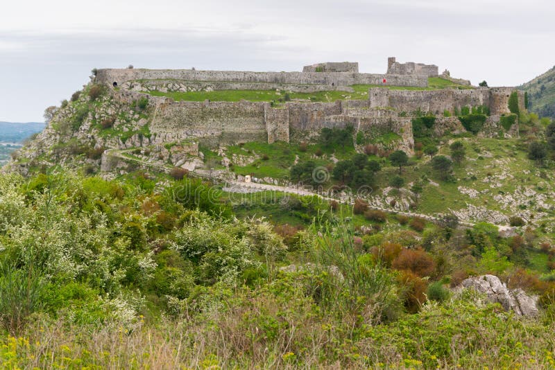 `Rozafa` Castle in Shkoder City, Albania Stock Image - Image of light ...