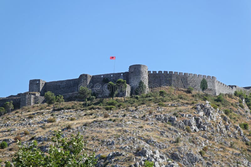 Rozafa Castle Shkoder stock image. Image of stone, balkans - 36199319