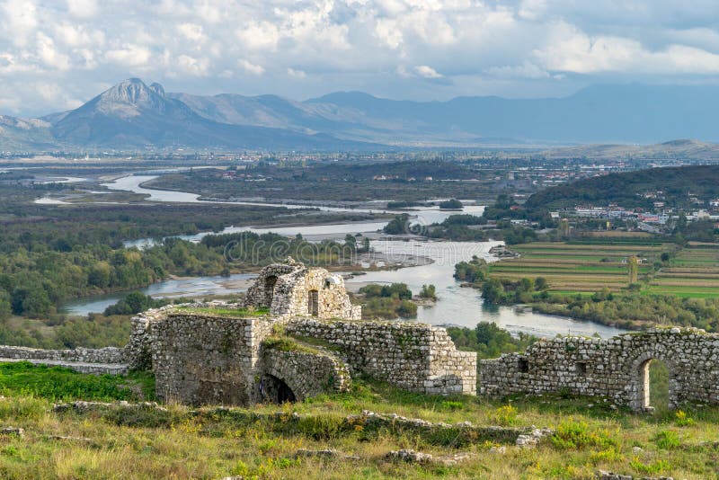 The Ancient Rozafa Castle in Shkoder Albania Stock Photo - Image of ...