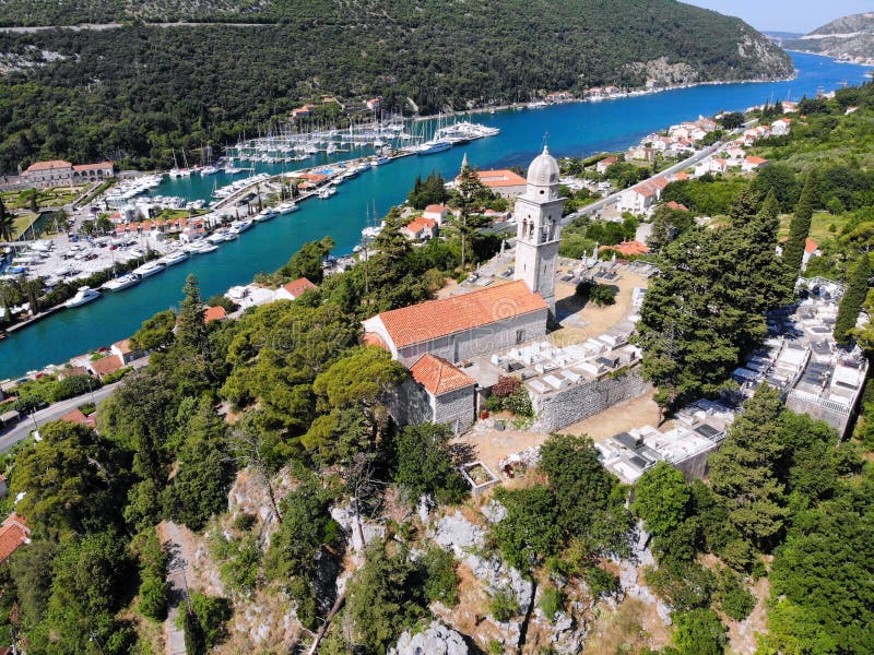 Rozat town in Croatia stock image. Image of lakeside - 19286495