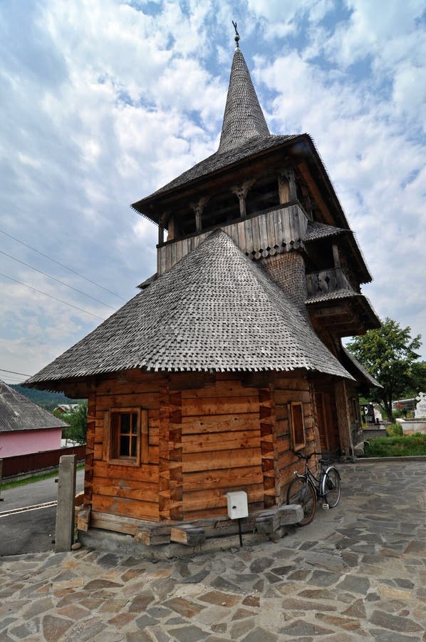 Rozavlea Orthodox Wooden Monastery Complex Stock Image - Image of calm ...