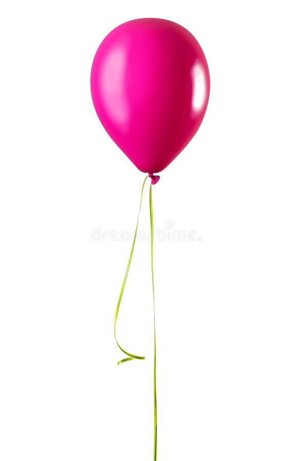 Roze ballon stock afbeelding. Image of pret, roze, spel - 84561999
