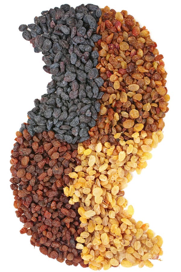 Rozijn op wit stock foto. Image of mengeling, beeld, droog - 15906442