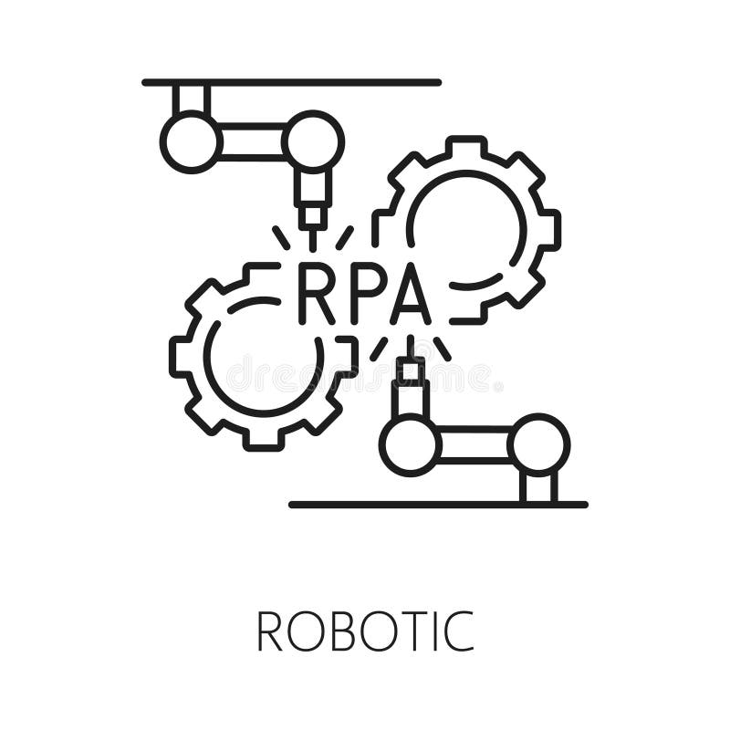 Rpa Robotic Process Automation Stock Illustrations – 2,569 Rpa Robotic ...