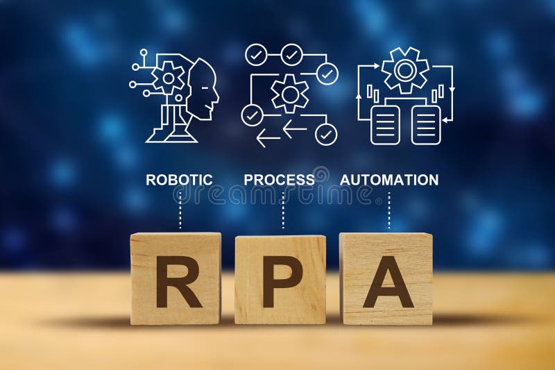 Rpa Robotique Processus Automatisation Concept Informatique Robotique ...