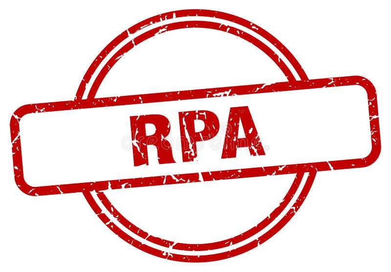 Rpa Stamp. Rpa Round Grunge Sign Stock Vector - Illustration of label ...