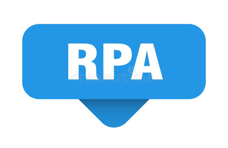 Rpa Sticker. Rpa Sign on Transparent Background Stock Vector ...