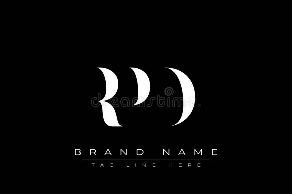 RPD Abstract Letter Logo Design Stock Vector - Illustration of logo ...