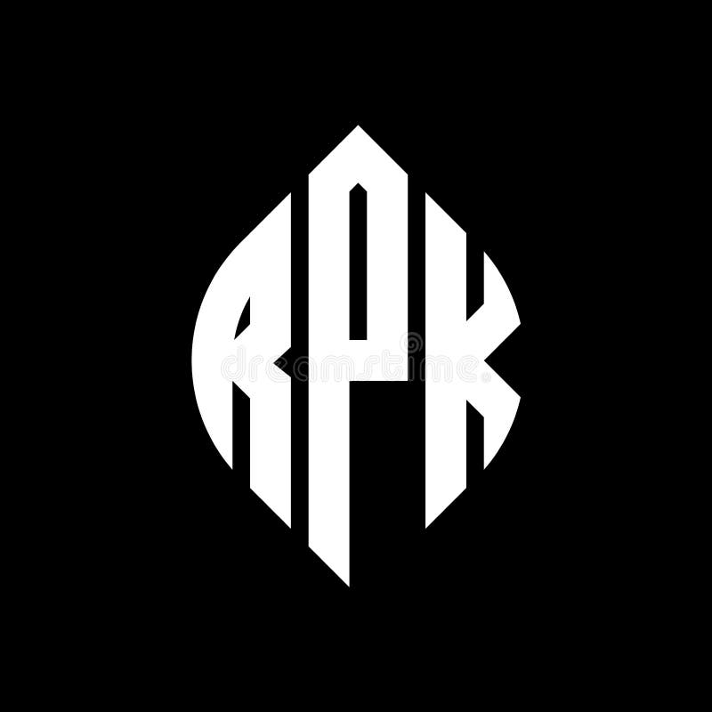RPK Circle Letter Logo Design with Circle and Ellipse Shape. RPK ...