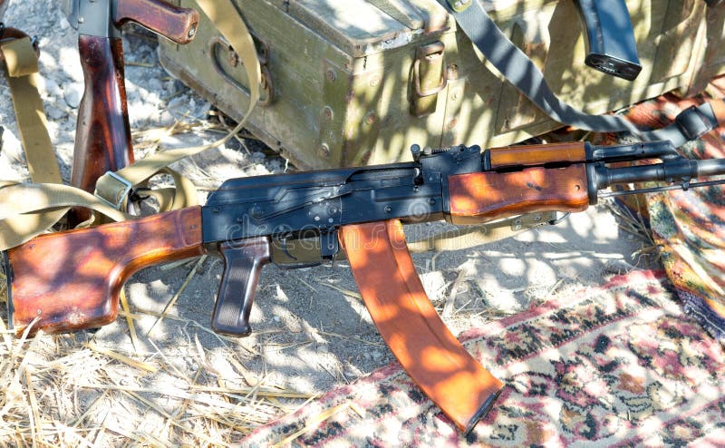 RPK-74 Machine gun stock image. Image of carbine, machine - 80057949