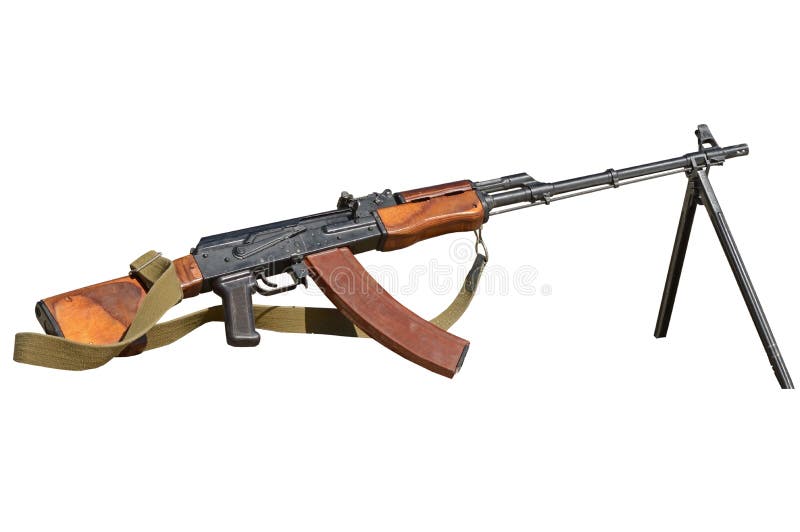 RPK Machine gun stock image. Image of fear, machine, carbine - 80858115