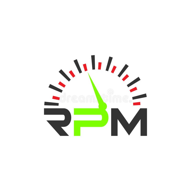 RPM Logo Icon Monogram Design. Vector Graphic Design Template Element ...