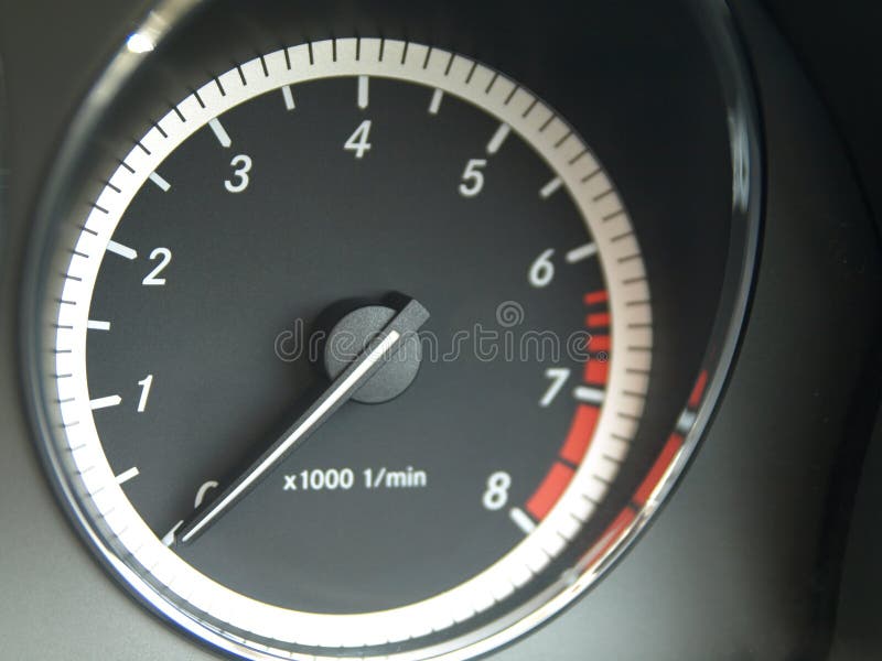 RPM Meter stock image. Image of perform, fast, dial, revs - 20851467