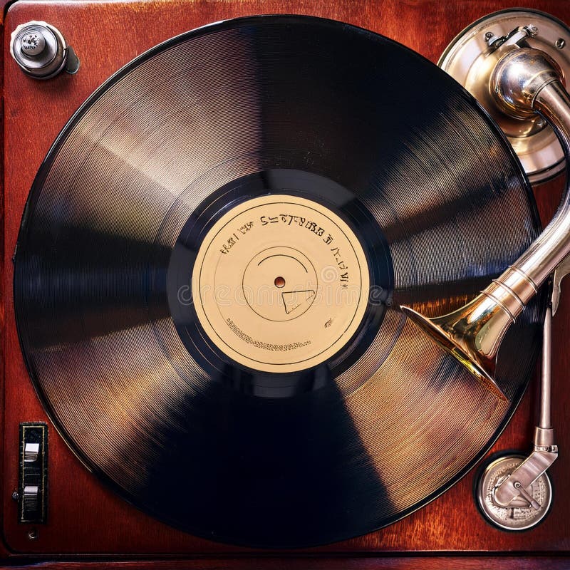 78 Rpm Record, AI Generated Stock Illustration - Illustration of audio ...