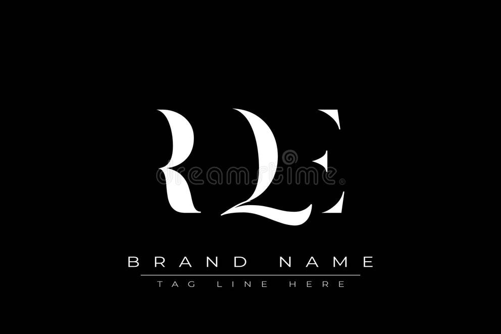 RQE Abstract Letter Logo Design Stock Vector - Illustration of business ...